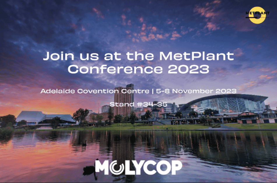 Molycop: Patrocinador Platinum na MetPlant Conference 2023 em Adelaide ...
