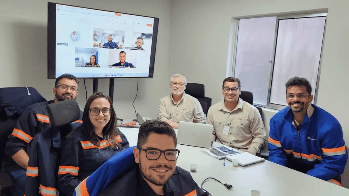 El equipo brasileño de Molycop realiza capacitación Molycop con Anglo ...