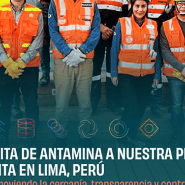 Antamina team visits our Santa Anita plant | Molycop